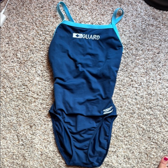 Speedo | Swim | Speedo Navy Guard Swimsuit | Poshmark